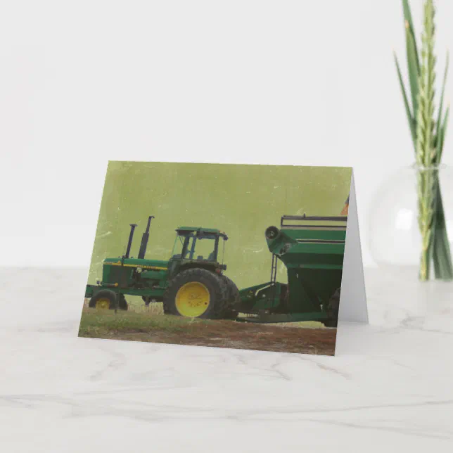Tractor Card | Zazzle