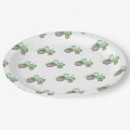 Tractor Paper Plates | Tractor Party Plates | Zazzle