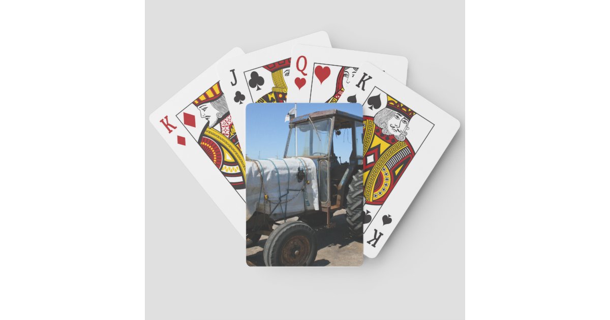 Tractor Playing Cards | Zazzle