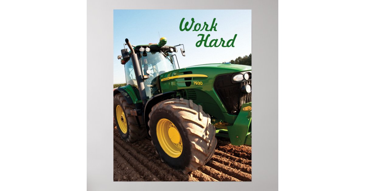 Tractor Poster | Zazzle