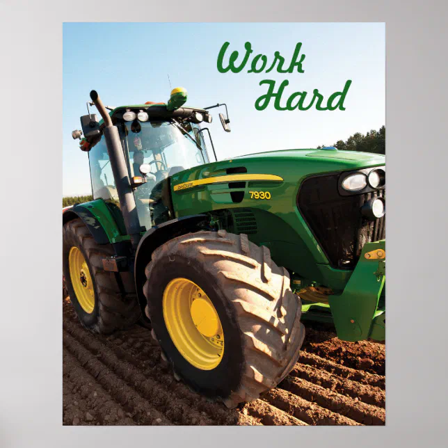 Tractor Poster | Zazzle