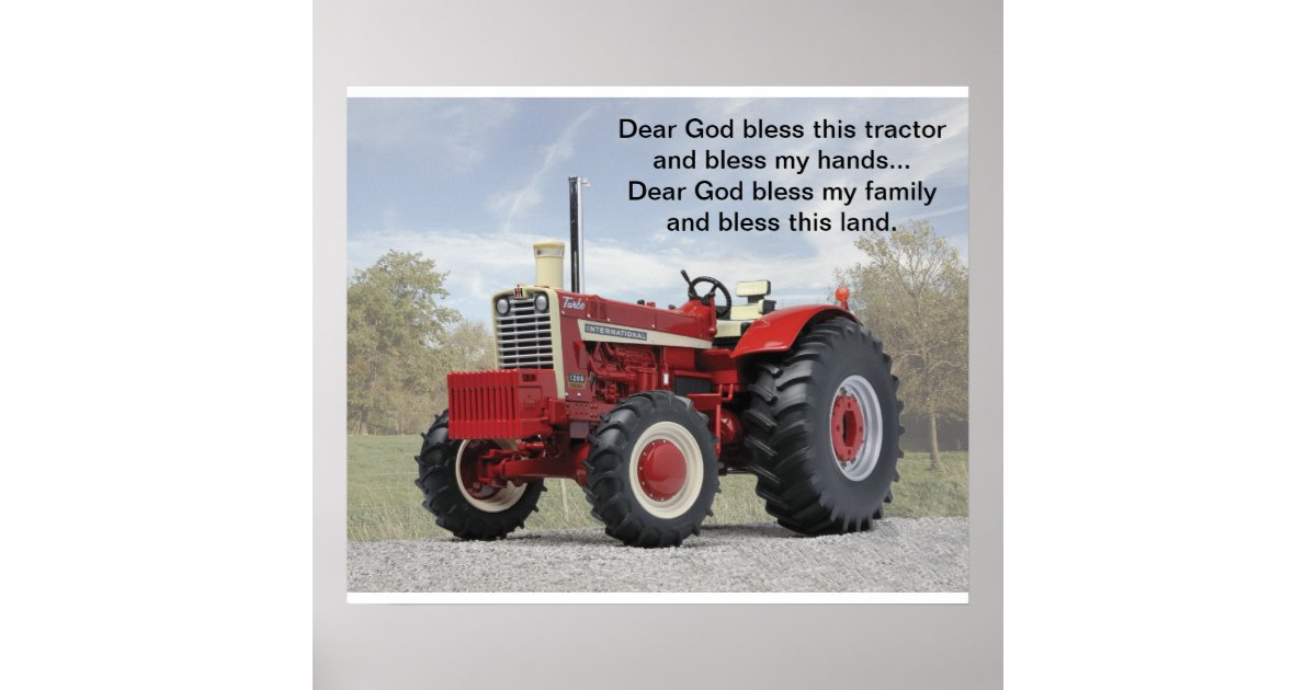 Tractor Poster | Zazzle