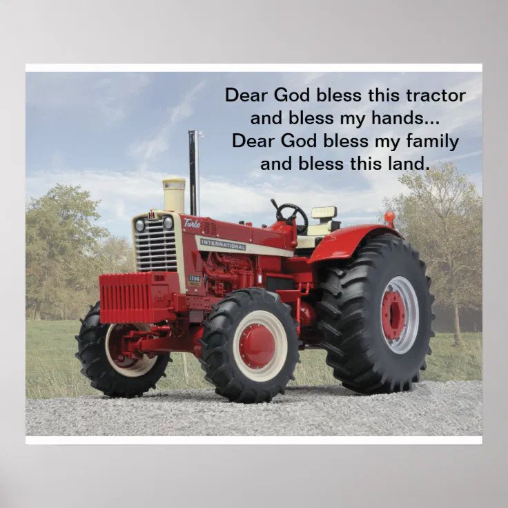 Tractor Poster | Zazzle