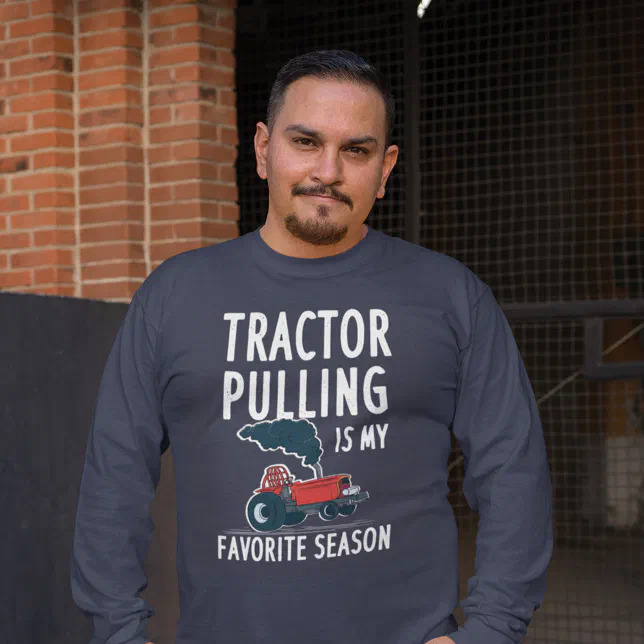 Tractor Pulling Farm Worker T-Shirt | Zazzle