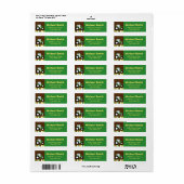 Tractor Return Address Label | Zazzle