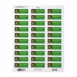 Tractor Return Address Label | Zazzle