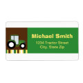 Tractor Return Address Label | Zazzle