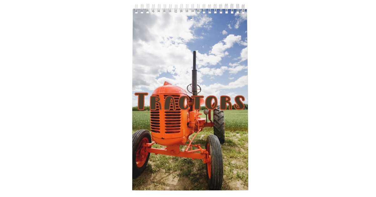 Tractor Showcase Collection Wall Calendar | Zazzle