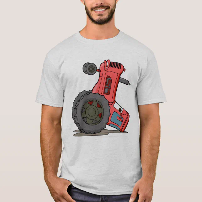 Tractor Tipped Over T-Shirt | Zazzle