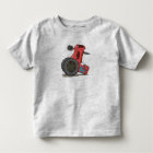 Tractor Tipped Over Toddler T-shirt | Zazzle