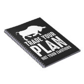 Trade Your Plan Stock Market Day Trader Investor Notebook | Zazzle