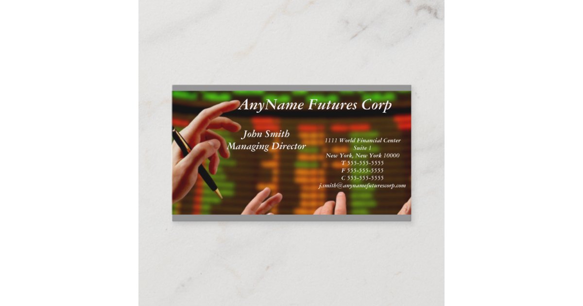 Trading Firm Business Card | Zazzle