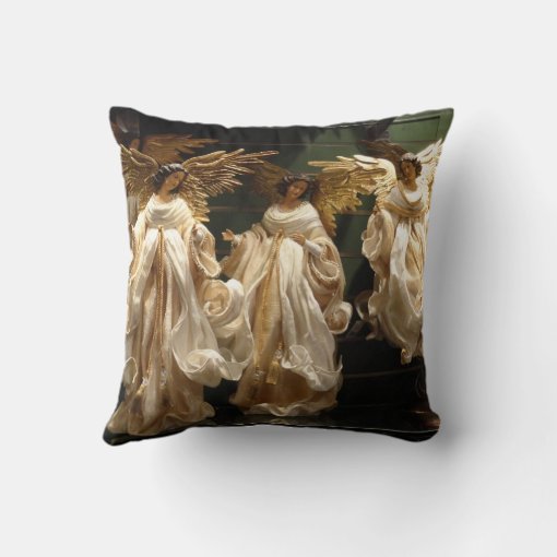 Traditional Angel Throw Pillow | Zazzle