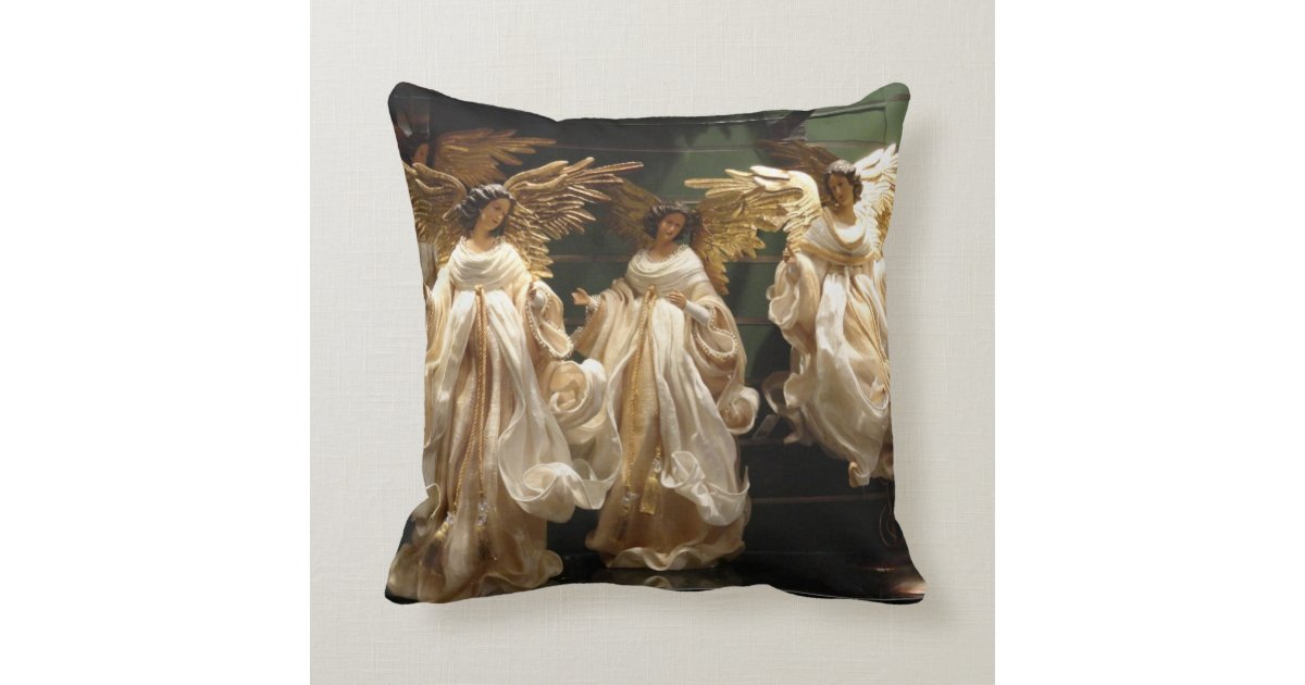 Traditional Angel Throw Pillow | Zazzle.com