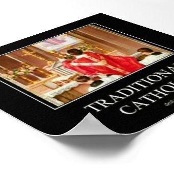 Traditional Catholic Poster | Zazzle