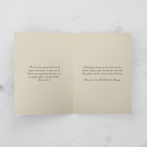 Traditional Catholic Profession of Faith RCIA Card | Zazzle