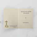 Traditional Catholic Religious Mass Offering Cross Card | Zazzle