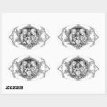 Traditional Catholic Wedding Holy Family Oval Sticker | Zazzle