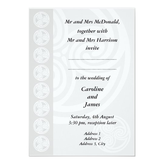 Traditional Celtic Wedding Invitation | Zazzle.com