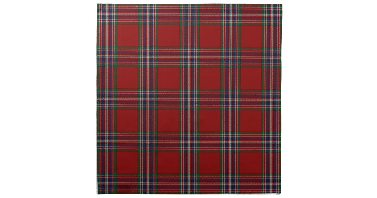 Traditional Clan MacFarlane Tartan Plaid Napkin | Zazzle