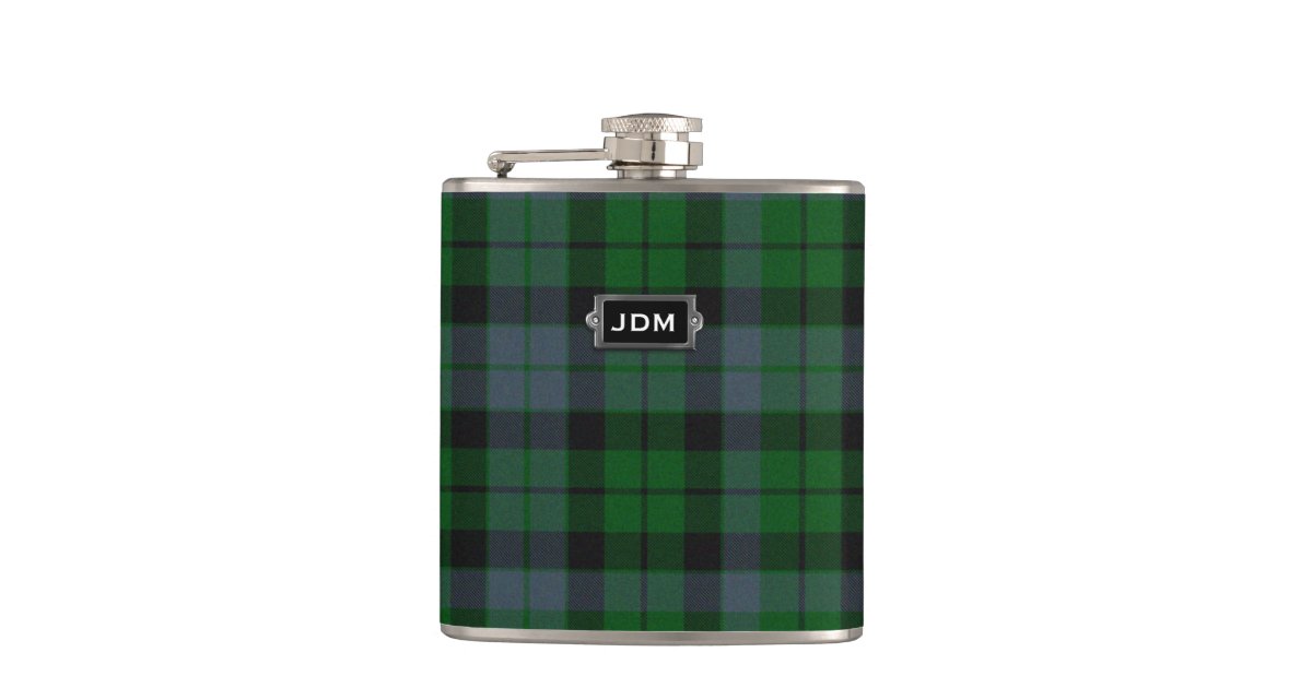 Traditional Clan MacKay Tartan Plaid Flask | Zazzle