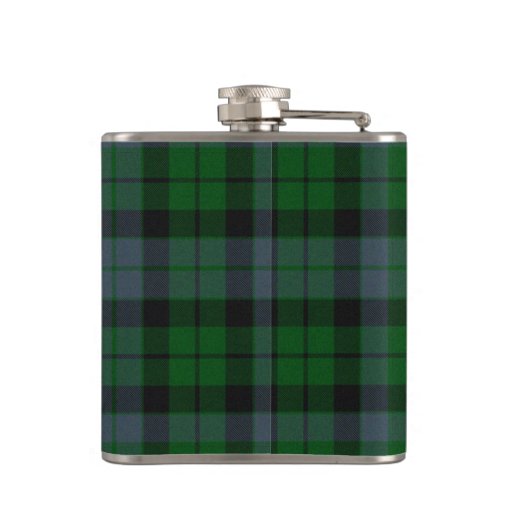 Traditional Clan MacKay Tartan Plaid Flask | Zazzle