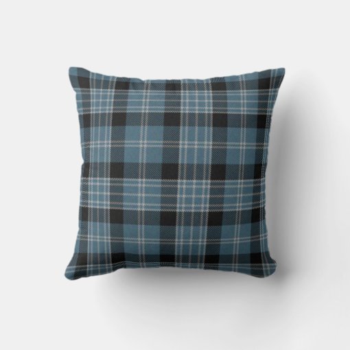 Traditional Clark Tartan Plaid Pillow | Zazzle