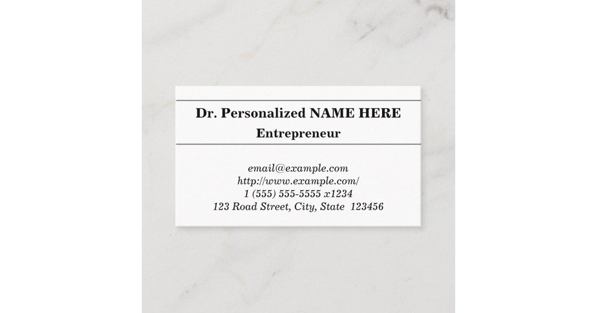Traditional & Classic Professional Business Card | Zazzle