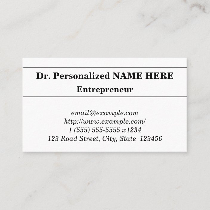 Traditional & Classic Professional Business Card | Zazzle.com