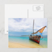 Traditional Dhow, Zanzibar, Tanzania Postcard | Zazzle