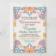 Traditional Fiesta Spanish Border Quinceanera Invitation | Zazzle