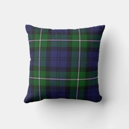 Traditional Forbes Tartan Plaid Pillow | Zazzle