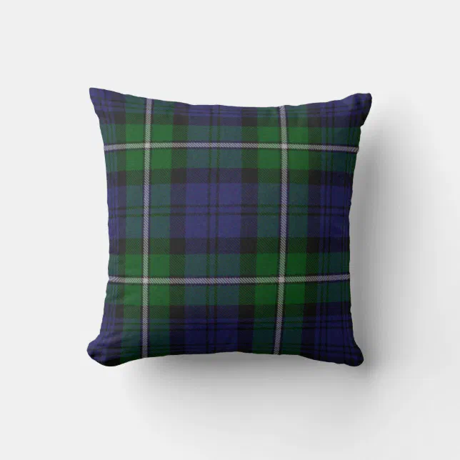 Traditional Forbes Tartan Plaid Pillow | Zazzle