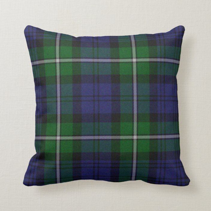 Traditional Forbes Tartan Plaid Pillow | Zazzle.com