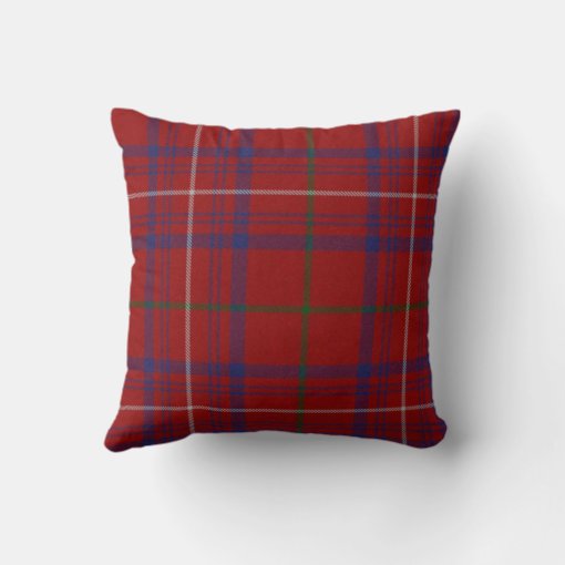 Traditional Hamilton Tartan Plaid Pillow | Zazzle