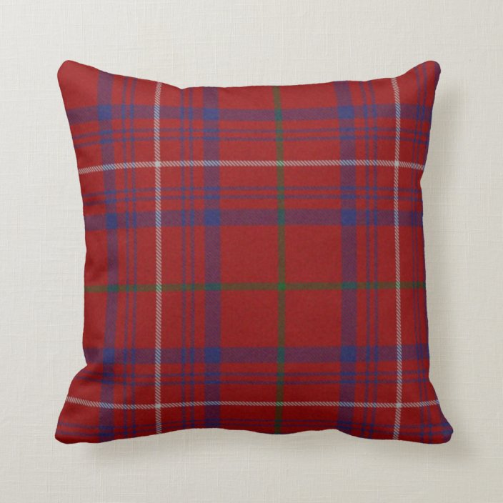 Traditional Hamilton Tartan Plaid Pillow | Zazzle.com