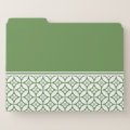 Traditional Japanese Patterns and Mitsudomoe Crest File Folder | Zazzle