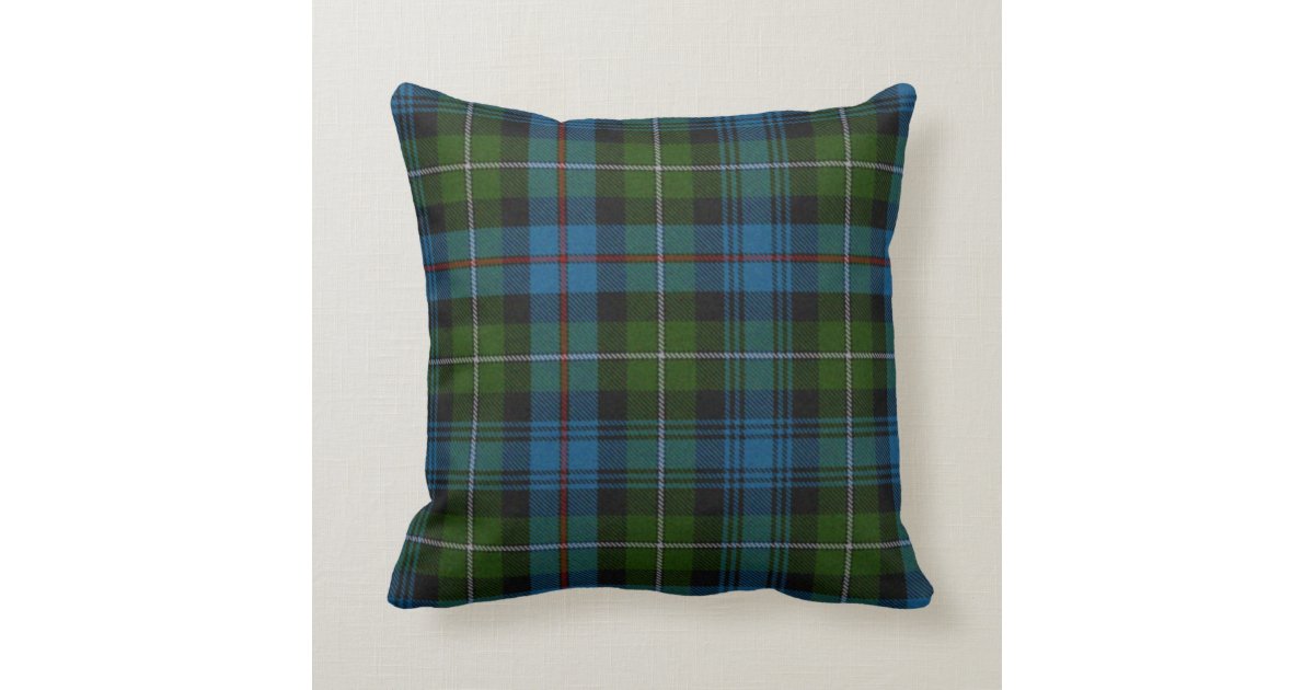 Traditional MacKenzie Tartan Plaid Pillow | Zazzle.com