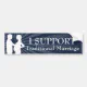 Traditional Marriage Bumper Sticker | Zazzle