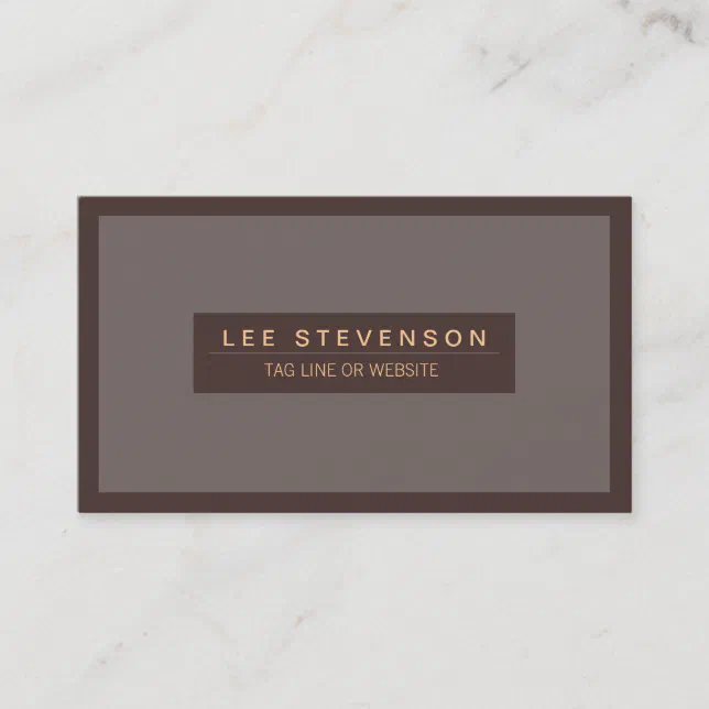 Traditional Masculine Professional Business card | Zazzle