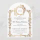 traditional Monogram Crest Classic Elegant Arch Invitation | Zazzle