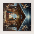 Traditional Nativity Scene Jigsaw Puzzle | Zazzle