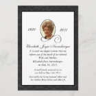 Traditional Death Announcement Card | Zazzle.com