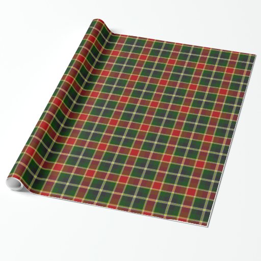 Traditional Plaid Christmas Gift Wrapping Paper | Zazzle