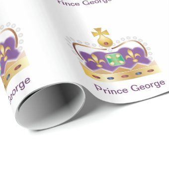 Traditional Royal Crown Wrapping Paper | Zazzle