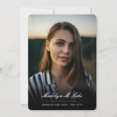 Traditional Script 2023 Graduation Photo Invitation | Zazzle