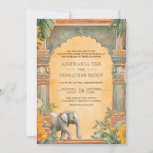 Traditional South Indian QR Code Wedding Invitation | Zazzle
