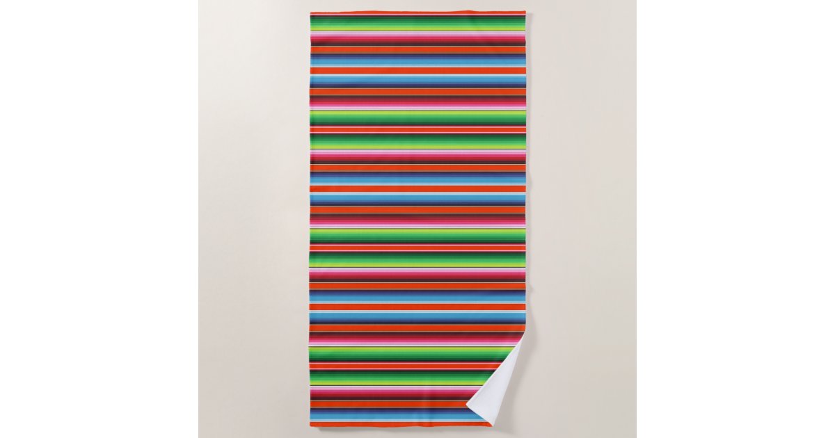 Traditional Spanish Serape Fiesta Mexican Blanket | Zazzle