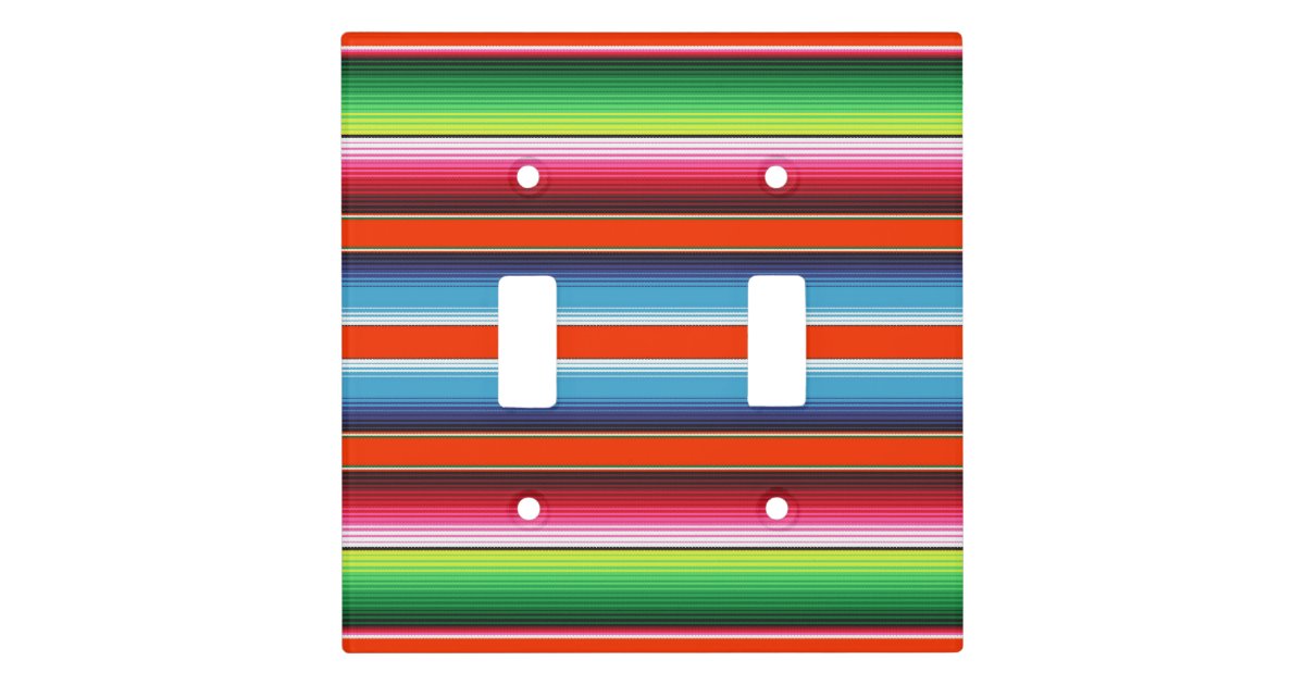 Traditional Spanish Serape Fiesta Mexican Blanket Light Switch Cover ...