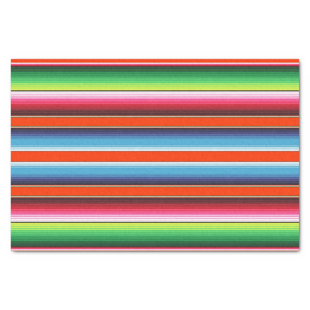 Traditional Spanish Serape Fiesta Mexican Blanket Tissue Paper | Zazzle